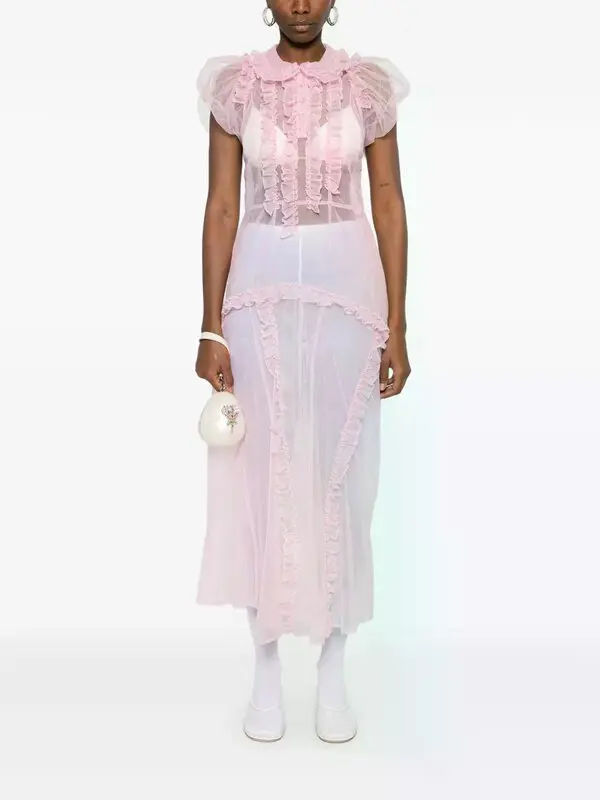 Simone Rocha Ruffled Multi-seam Maxi Dress