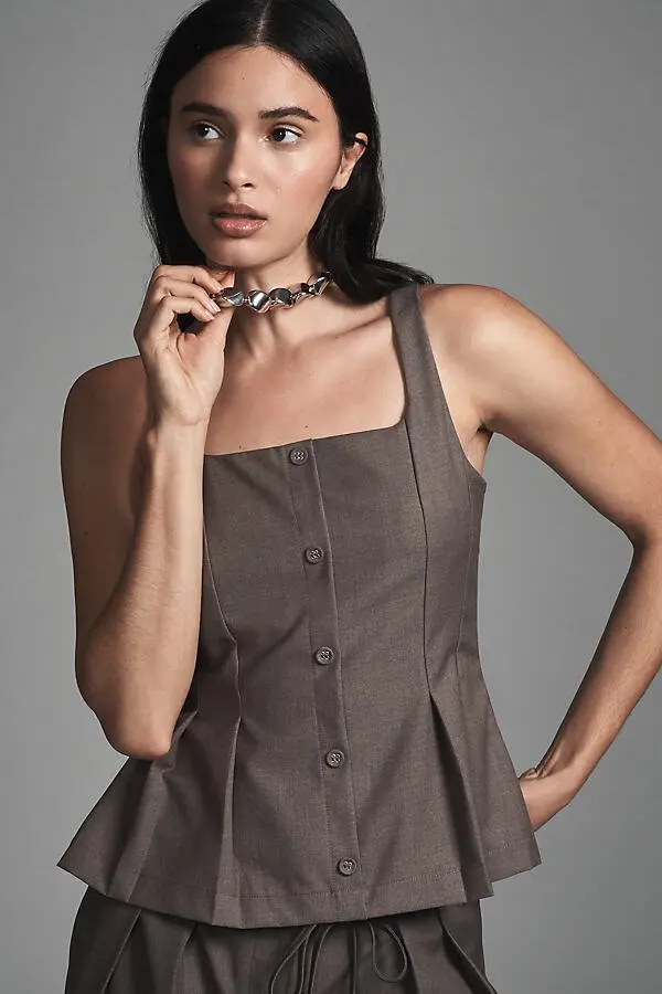 EN SAISON Mirabell Peplum Top