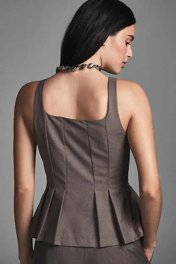 EN SAISON Mirabell Peplum Top