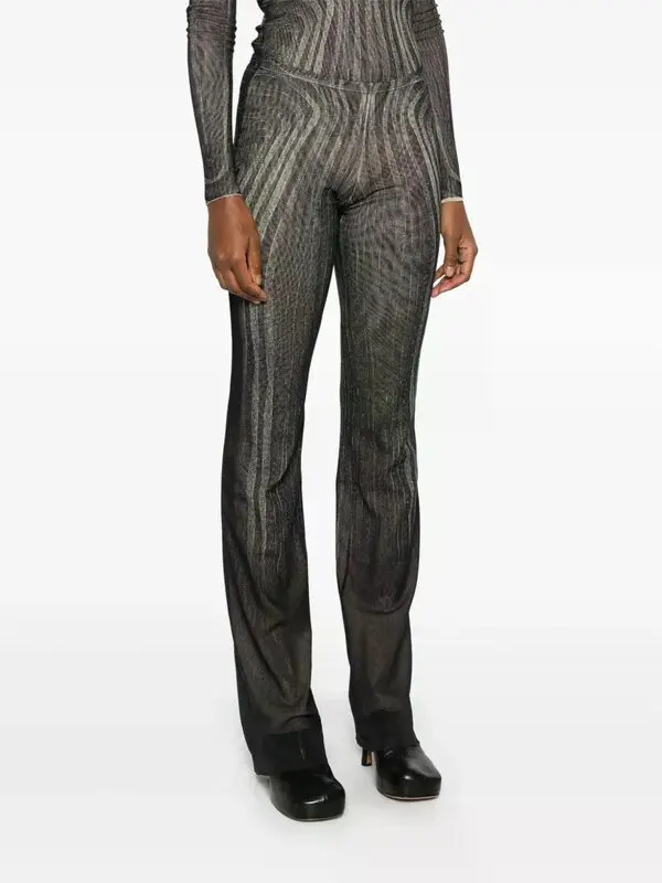 JEAN PAUL GAULTIER Spiral-print Trousers