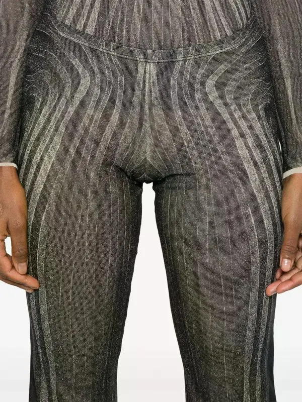 JEAN PAUL GAULTIER Spiral-print Trousers