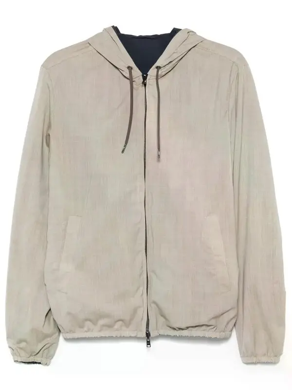 Herno Reversible Hooded Jacket - Neutrals