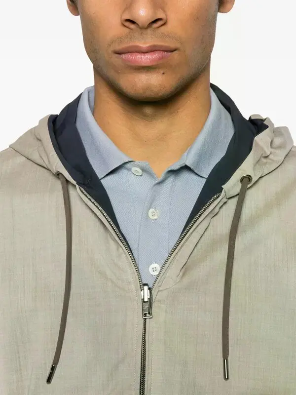 Herno Reversible Hooded Jacket - Neutrals