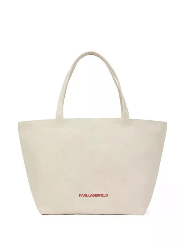Karl Lagerfeld Ikon Karl & Choupette Tote Bag