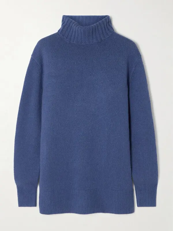 JOSEPH Cashmere Turtleneck Sweater - Blue