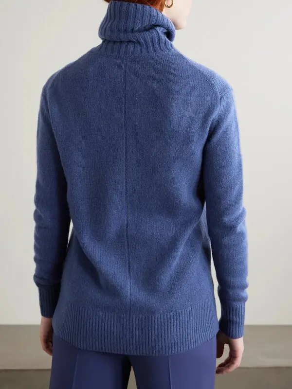 JOSEPH Cashmere Turtleneck Sweater - Blue