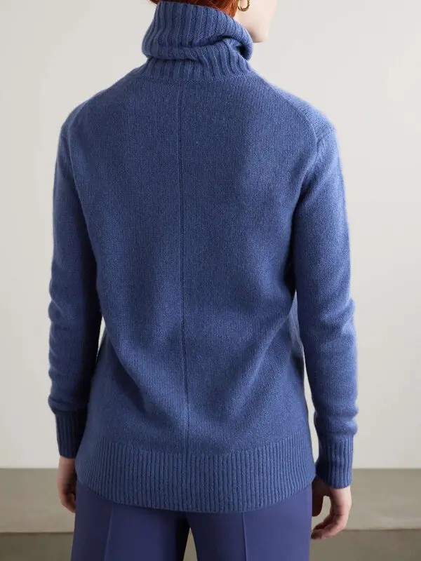 JOSEPH Cashmere Turtleneck Sweater - Blue