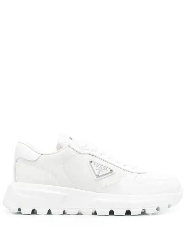 Prada Triangle-logo Low-top Sneakers