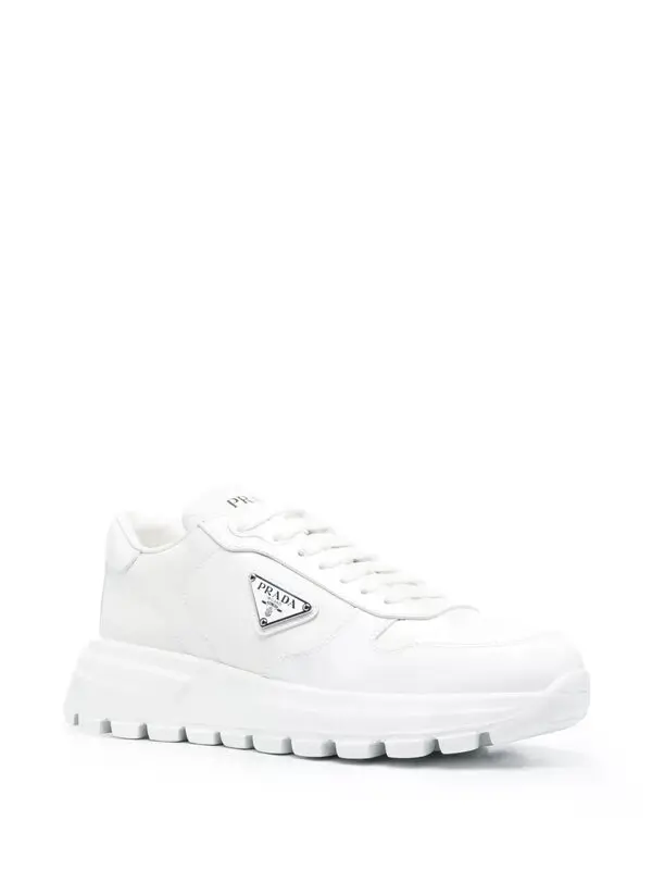 Prada Triangle-logo Low-top Sneakers