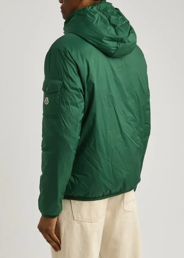 Moncler Monteynard Padded Hooded Jacket - Green