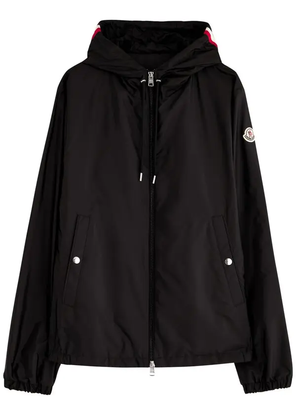 Moncler Grimpeurs Hooded Nylon Jacket - Black