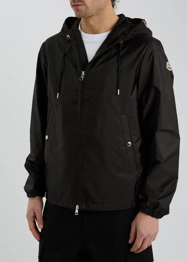 Moncler Grimpeurs Hooded Nylon Jacket - Black