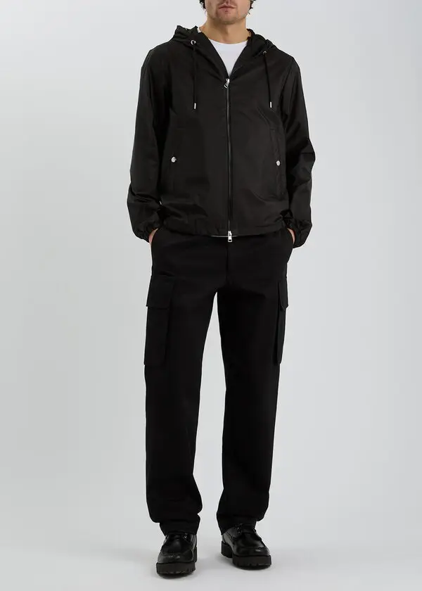 Moncler Grimpeurs Hooded Nylon Jacket - Black