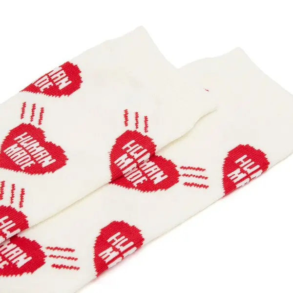 HUMAN MADE Heart Logo Socks