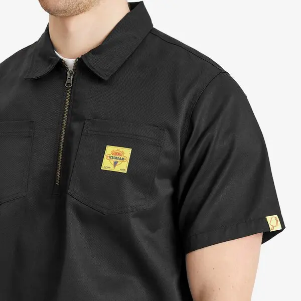 ICECREAM Quarter Zip Work Shirt
