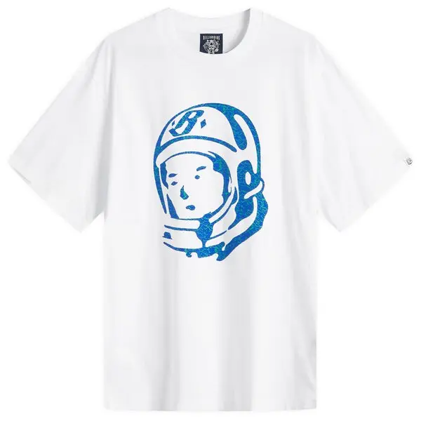 BILLIONAIRE BOYS CLUB Cracked Flock Print Astro T-shirt - White