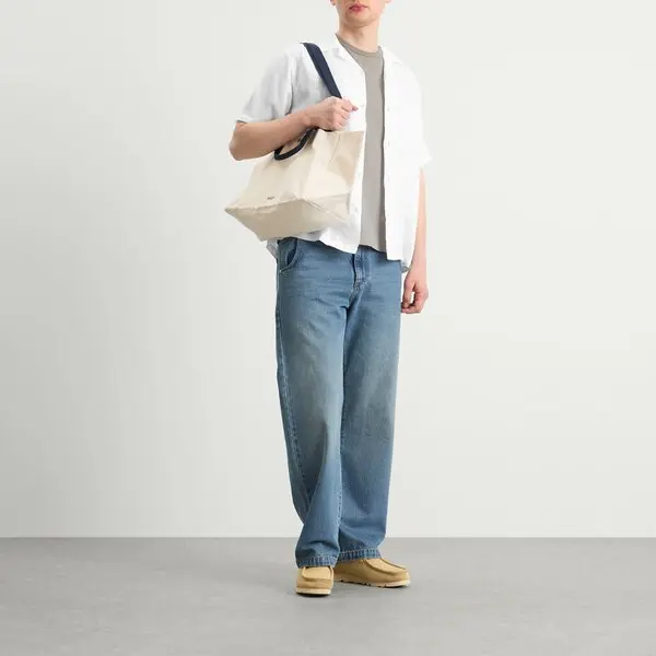 Portuguese Flannel Linen Camp Vacation Shirt - White