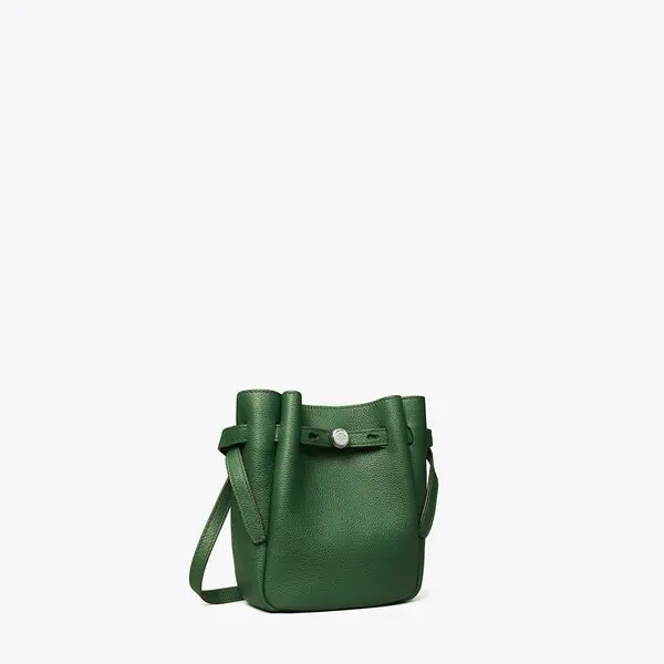 Tory Burch Small Leather Crossbody Bag - Dark Kale