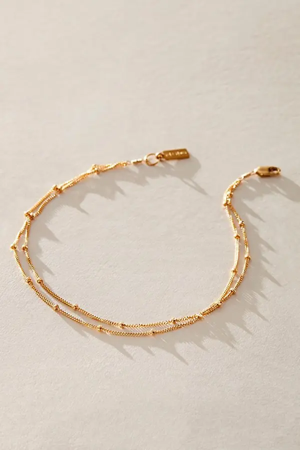 SET & STONES Set And Stones Palmer Anklet - Gold