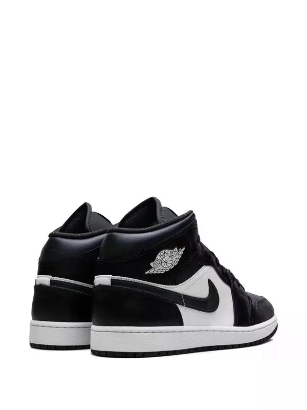 JORDAN 1 Mid Off Noir Toe Sneakers - Black