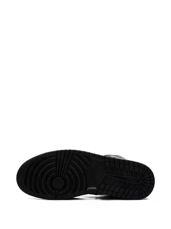 JORDAN 1 Mid Off Noir Toe Sneakers - Black