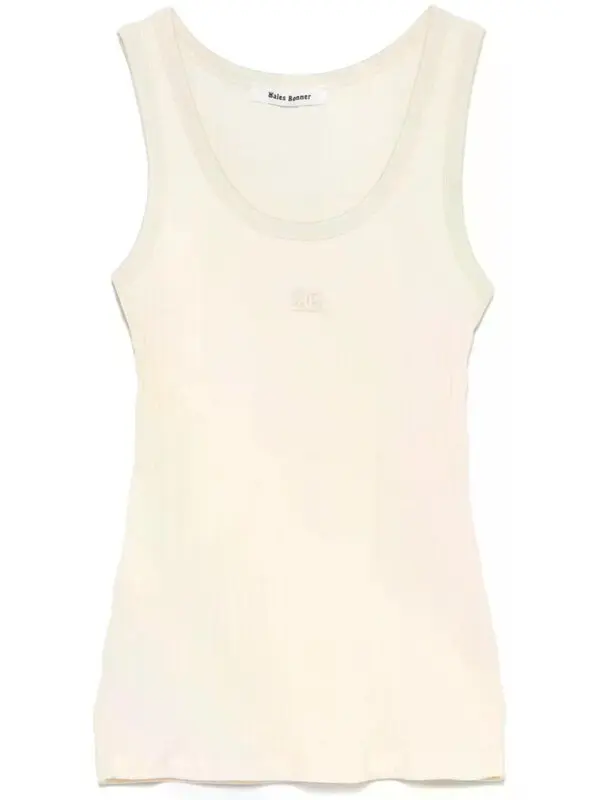 WALES BONNER Groove Tank Top - Neutrals