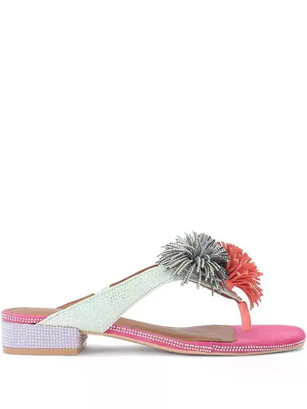 Kurt Geiger Pom Pom Sandals - Pink