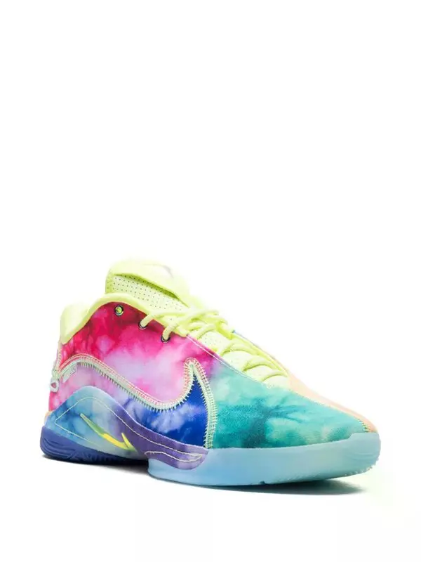 Nike Lebron Xxii What The Monopoly Tie-dye Sneakers - Pink