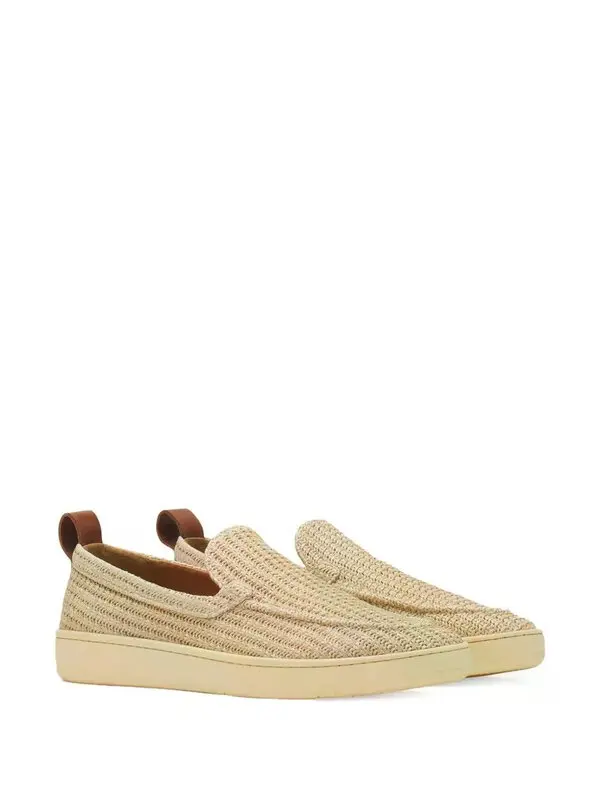 LANVIN Raffia Loafers