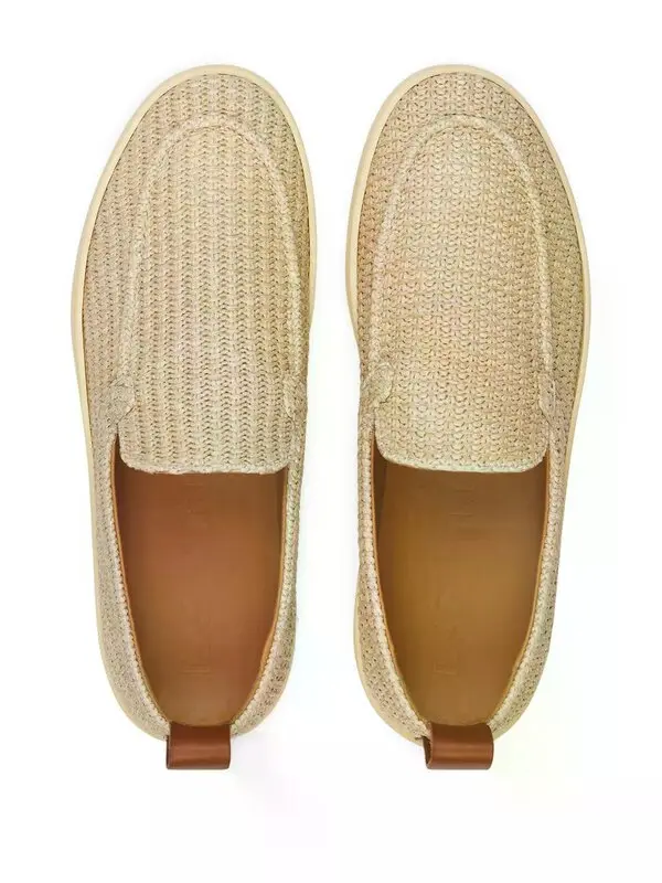LANVIN Raffia Loafers
