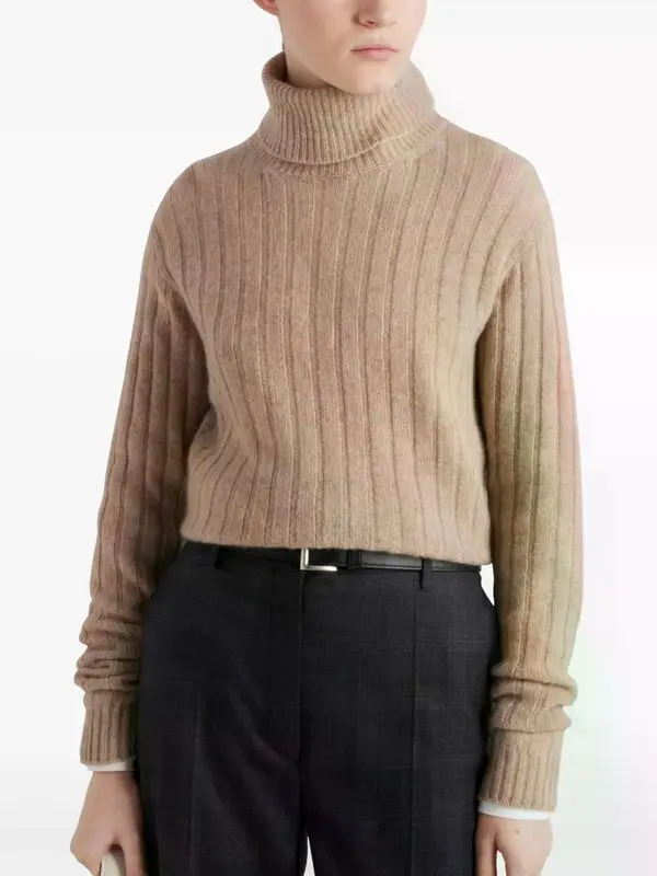 Prada Re-cashmere Turtleneck Sweater - Neutrals