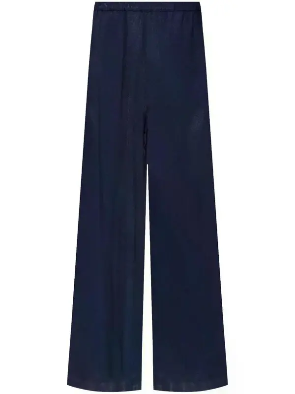 Emporio Armani Jacquard Palazzo Trousers