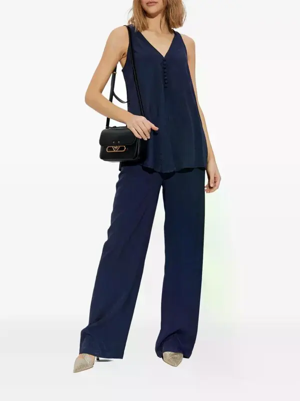 Emporio Armani Jacquard Palazzo Trousers