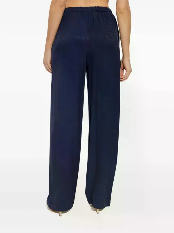 Emporio Armani Jacquard Palazzo Trousers
