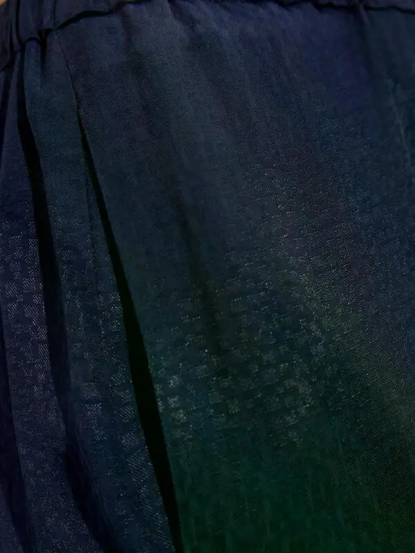 Emporio Armani Jacquard Palazzo Trousers