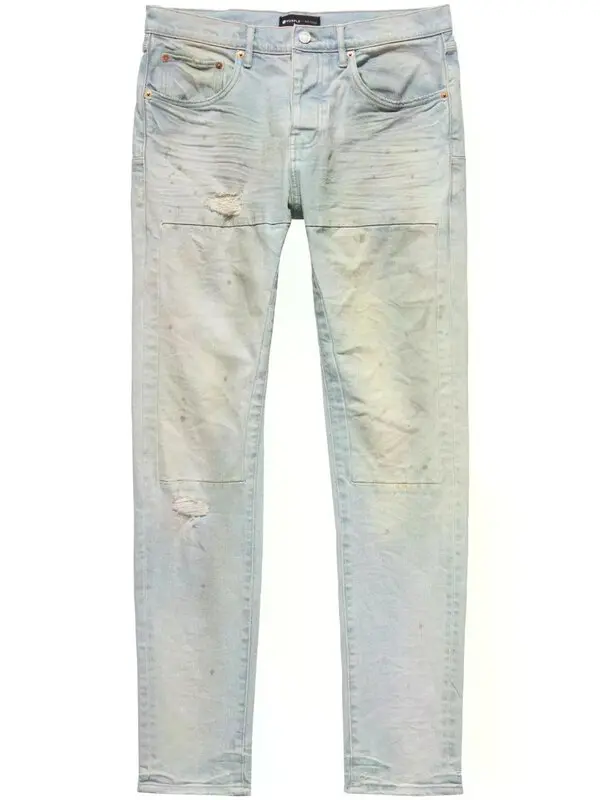PURPLE BRAND Light Bleached Indigo Jeans - Blue