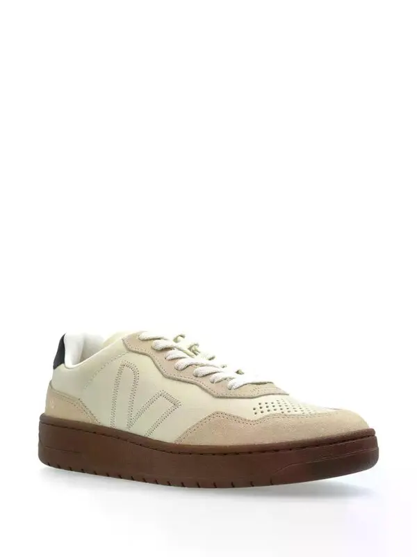 VEJA V-90 Suede Sneakers - Neutrals