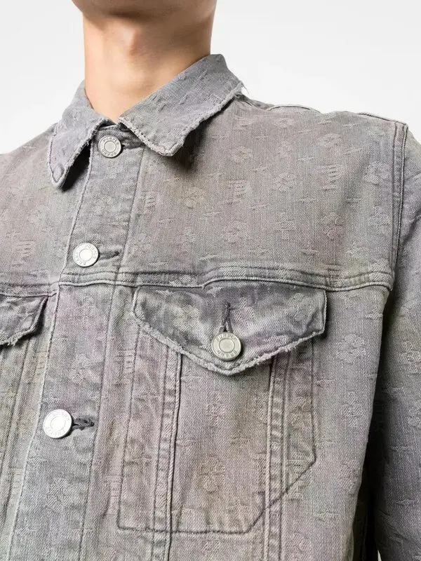 PURPLE BRAND Jacquard Denim Jacket