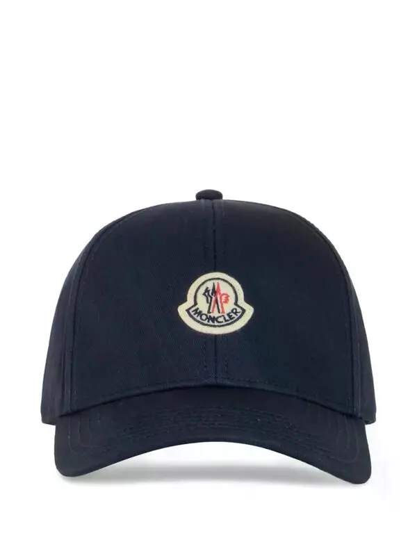 Moncler Gabardine Baseball Cap - Blue