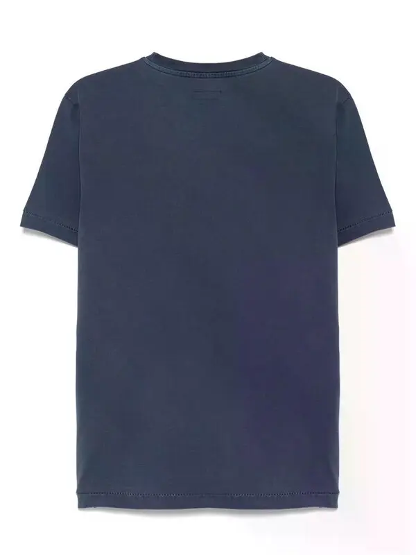 FAY Logo-print T-shirt - Blue