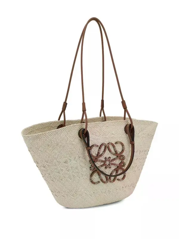 Loewe Anagram Basket Tote - Neutrals
