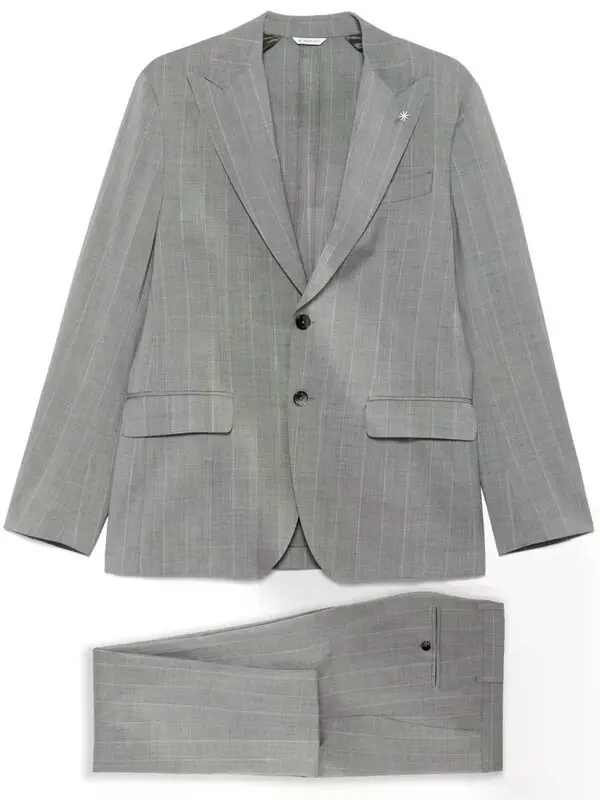 MANUEL RITZ Striped Suit