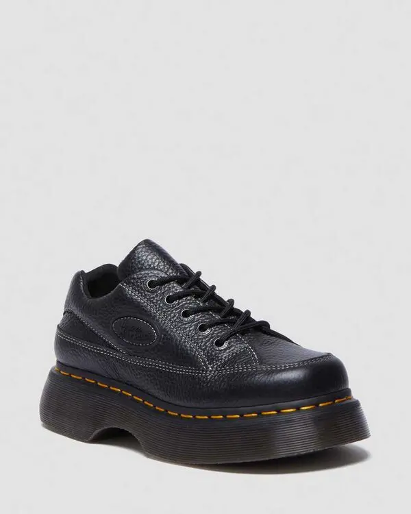 Dr. Martens Buzz 5-eye Leather Shoes - Black