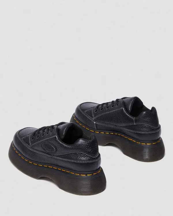 Dr. Martens Buzz 5-eye Leather Shoes - Black