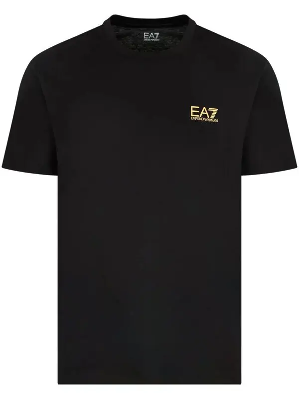 EA7 Logo-print T-shirt - Black