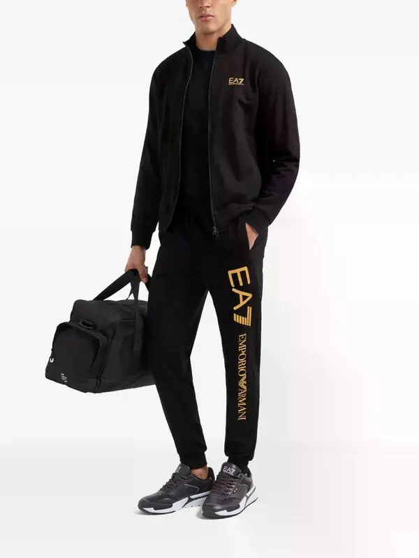 EA7 Logo-print T-shirt - Black
