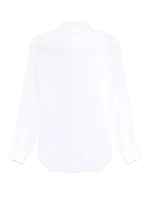 BARBA NAPOLI Linen Shirt - White