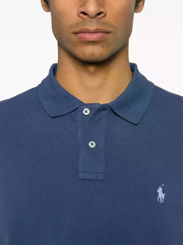 Polo Ralph Lauren Polo Pony-embroidered Polo Shirt - Blue