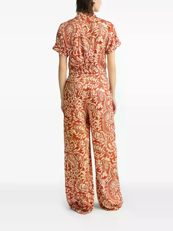 Liu Jo Printed Twill Jumpsuit