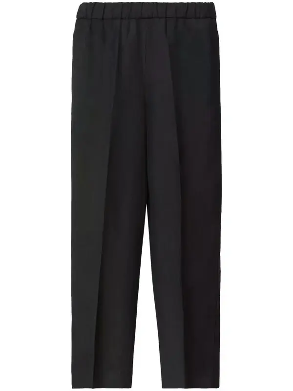 Fabiana Filippi High-waisted Straight Trousers - Black